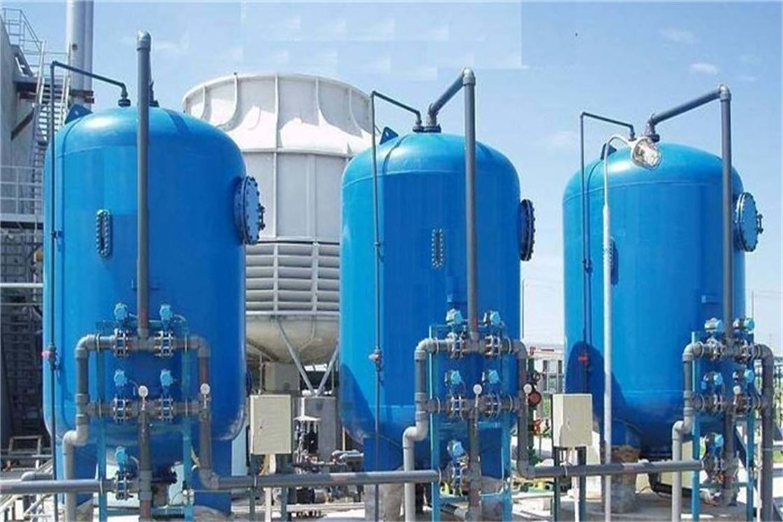 Industrial Quartz Sand Filter System Water Treatment Equipment Compact ...